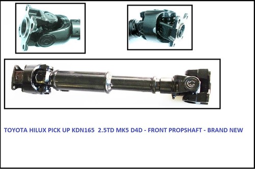 FRONT PROP SHAFT PROPSHAFT FOR TOYOTA HILUX 2.5TD PICK UP MK5 KDN165 ...