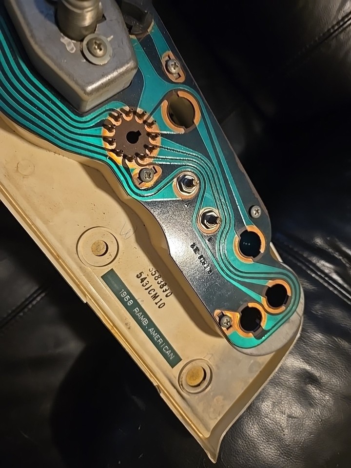 1968 RAMBLER/AMC AMERICAN INSTRUMENT CLUSTER Speedometer cluster 0 ...