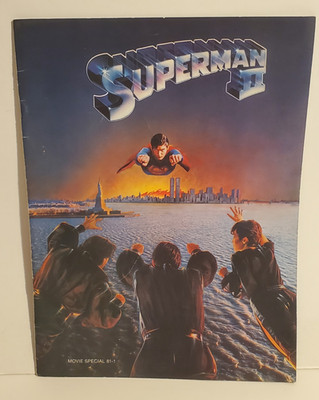 VTG SUPERMAN II MOVIE SPECIAL PROGRAM BOOKLET CHRISTOPHER REEVE 1981 DC ...