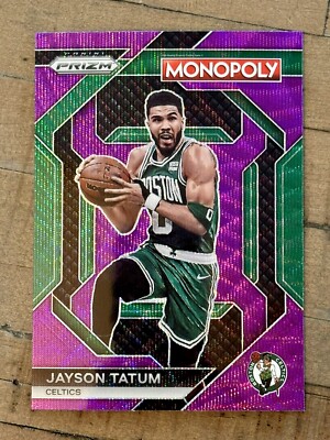 💎2023-24 Panini Prizm Monopoly JAYSON TATUM PLAYER SKILLS 🟣PURPLE WAVE ...
