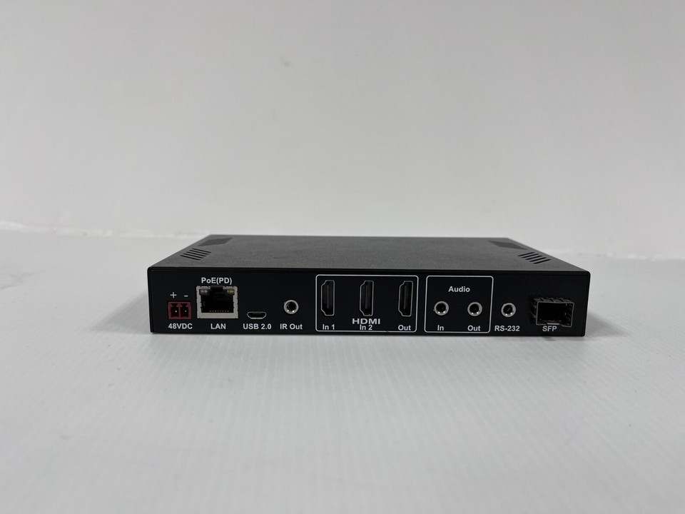 Aurora VLX-TC1-CF 1g IPBT 4K 1Gbps AV-over-IP transceiver box copper ...