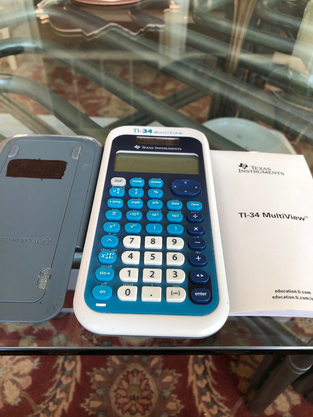 Texas Instruments TI-34 Multiview Calculator w Cover & Manual | eBay