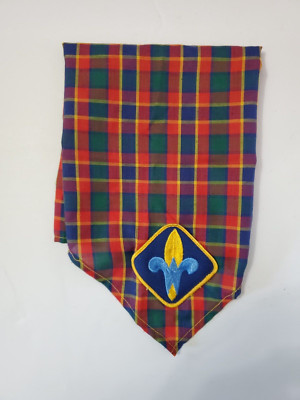 BSA Webelos Neckerchief Plaid Scarf Uniform Boy Scouts America Cub ...