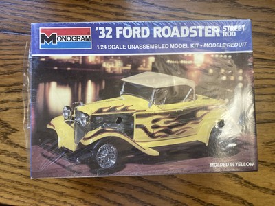 Vintage 1995 Monogram 1932 Ford Roadster Street Rod 1/24 Scale SEALED ...