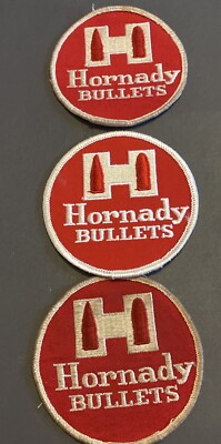 VTG Lot Of 3 HORNADY BULLETS Sew On Shooting Patches | eBay
