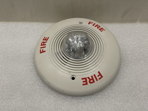 System Sensor PC2430W Fire Alarm Horn Strobe Ceiling Mount White | eBay