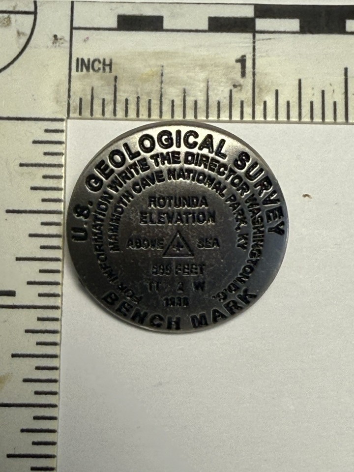 USGS Rotunda Bench Mark – Mammoth Cave National Park KY | eBay