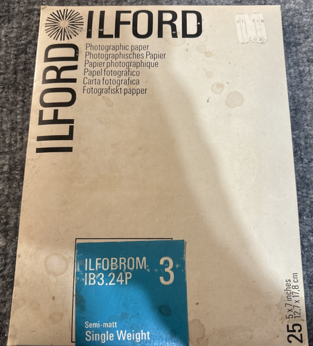 Vintage Ilfobrom Double Glossy Photo Paper 8x10 25 Sheets Double Weight ...