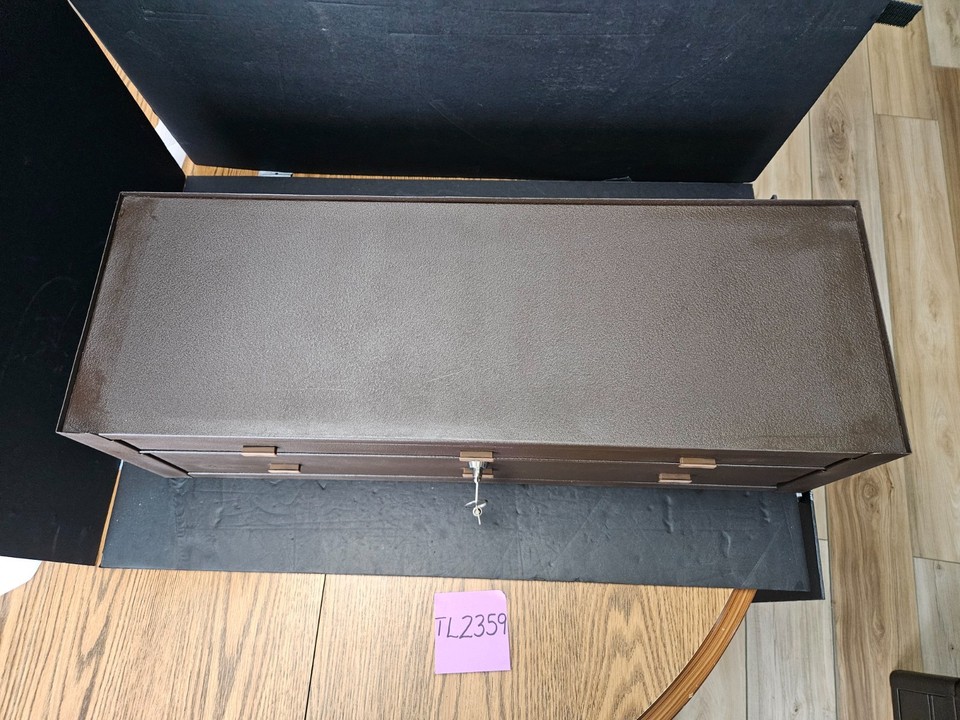 KENNEDY #MC-28 2-DRAWER RISER W/KEYS 28" L x 9 5/8" D x 7 5/8" H ...