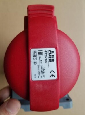 ABB Industrial Plug Socket 432RS6 32A 346-415V | eBay