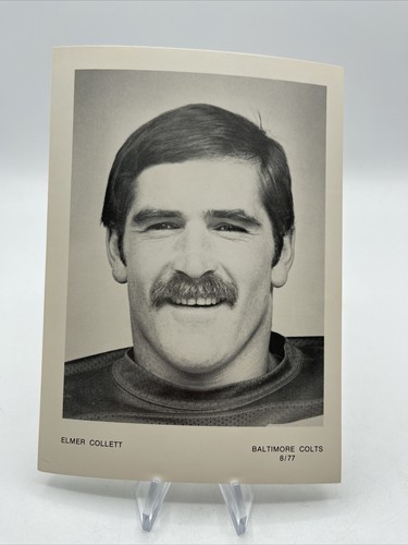 1977 Press Photo Team NFL Issued Image Baltimore Colts 5” X 6.5” Elmer ...