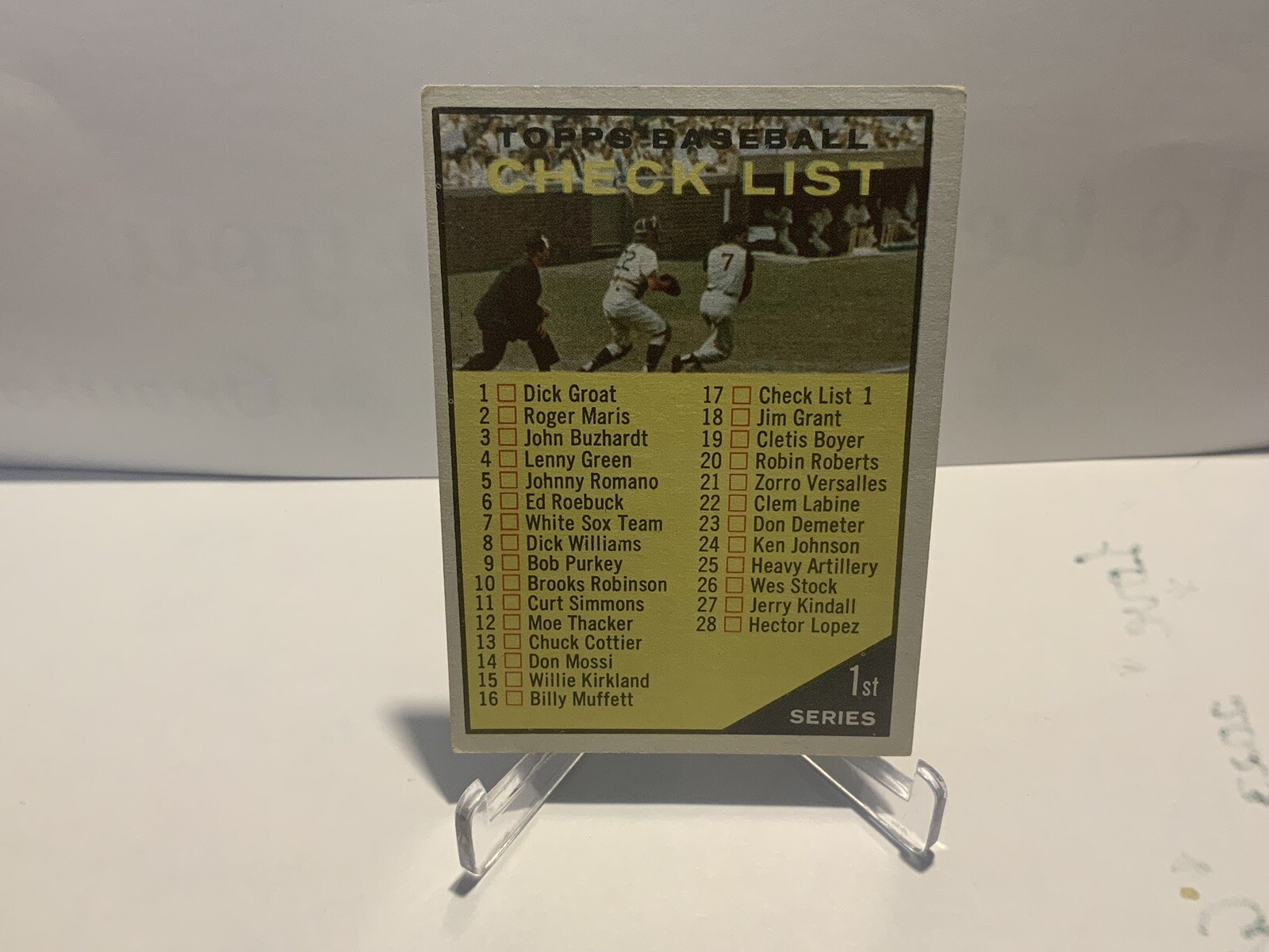 1961 Topps - Checklist Dick Stuart, Moe Thacker #17 for sale online | eBay