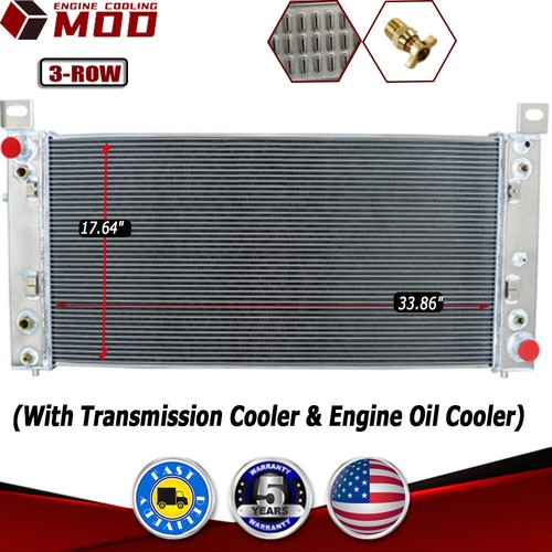 2370 Radiator For Chevy Silverado 1500 2500 Suburban Tahoe 4.8 5.3 6.0 ...