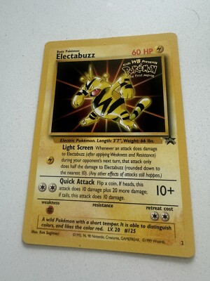 Pokémon Card Electabuzz Promo Pokémon The First Movie | eBay