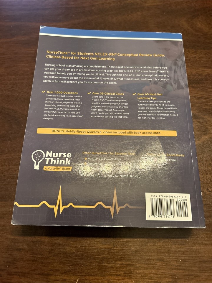 Nursethink for Students Ser.: Nclex-Rn Conceptual Review Guide ...