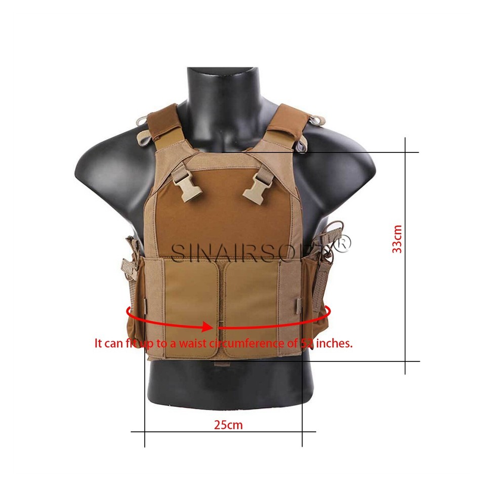 EMERSON Tactical Combat Vest Armor LV-MBAV Plate Carrier Body Army W ...