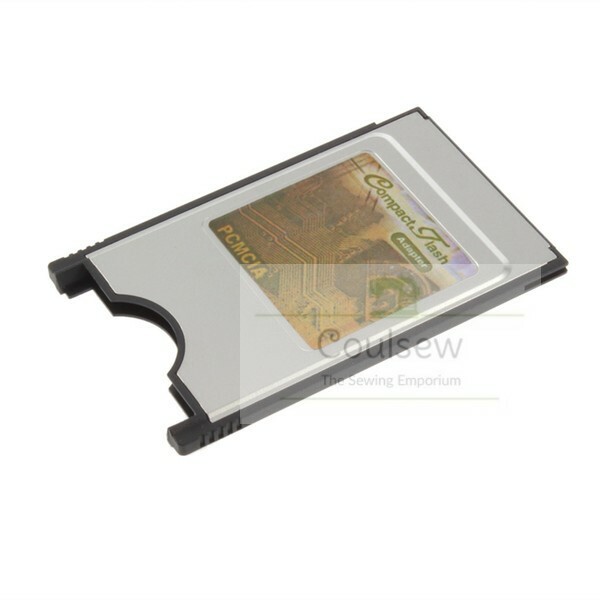 Janome Memory Craft Embroidery Compact Flash CF Card Reader Adaptor ...