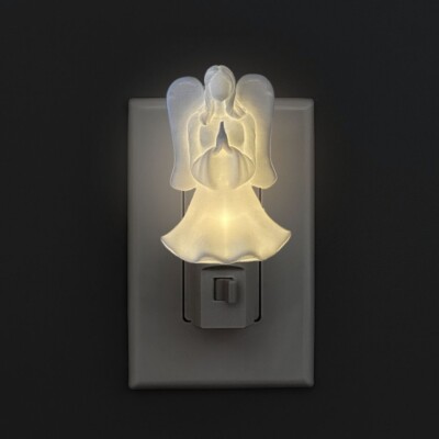 Angel Night Light LED Plug-In ? Guardian Angel Décor for Bedroom and ...