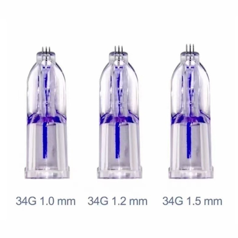 Crystal 3Pin 34G Microneedles Anti Aging Eyes Neck Lines Skin Care ...