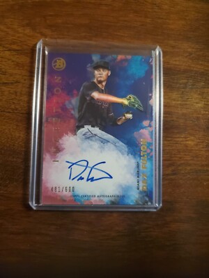 DAX FULTON 2021 BOWMAN INCEPTION ON CARD AUTO 481/600 MIAMI MARLINS ...