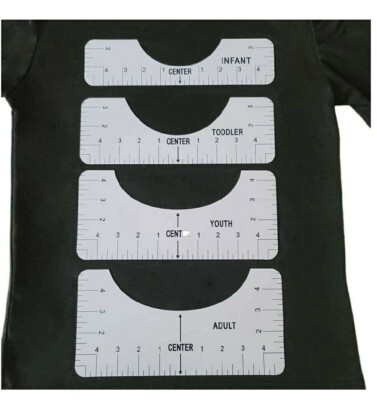 T-Shirt Ruler Guide for Vinyl Alignment-Centering Tool for Heat Press ...