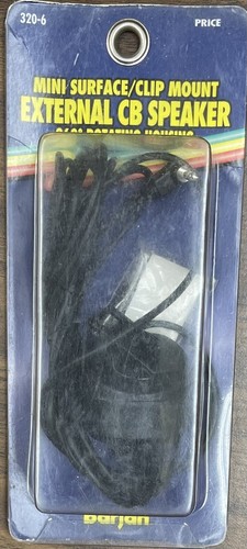 BARJAN USA NOS EXTERNAL CB Speaker MINI SURFACE CLIP MOUNT ROTATING 320 ...