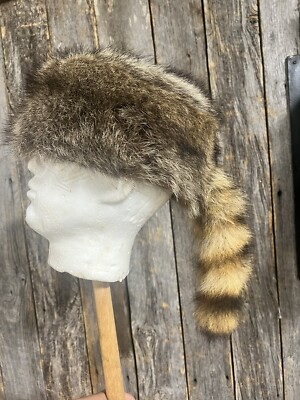 Handmade Davy Crockett / Daniel Boon Raccoon hat | eBay
