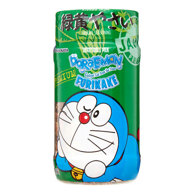 Japanese Takaokaya Ryokuo Yasai Doraemon Furikake Veggie Topping Mix 2. ...