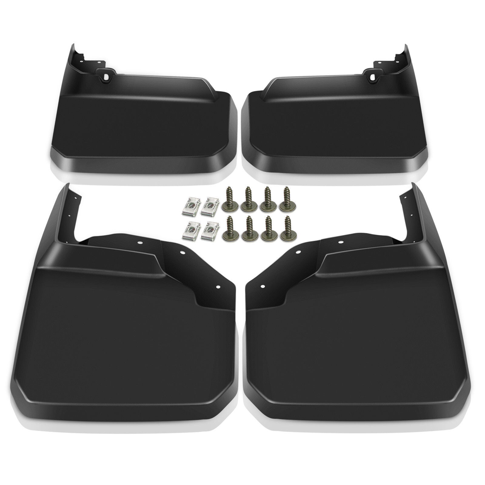 Set Of 4 Splash Guards Mud Flaps Mudguards for Jeep Wrangler JK 07-18 ...