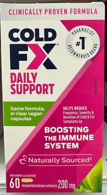 Cold-Fx Daily Support 200mg, 60 capsules | eBay