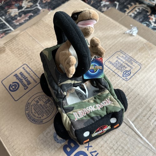Vintage Jurassic Park Jeep Raptor Stuffed Animal Plushie | eBay