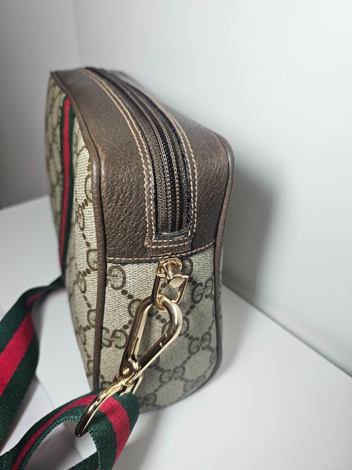 Authentic Gucci Sherry Line Pouch customized w/ D Rings and unbranded ...