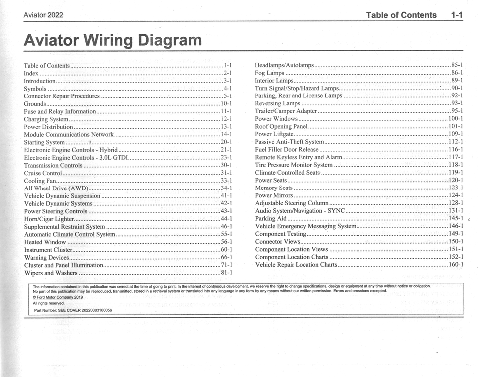 2022 Ford Lincoln Aviator Factory Electrical Wiring Diagrams Manual | eBay