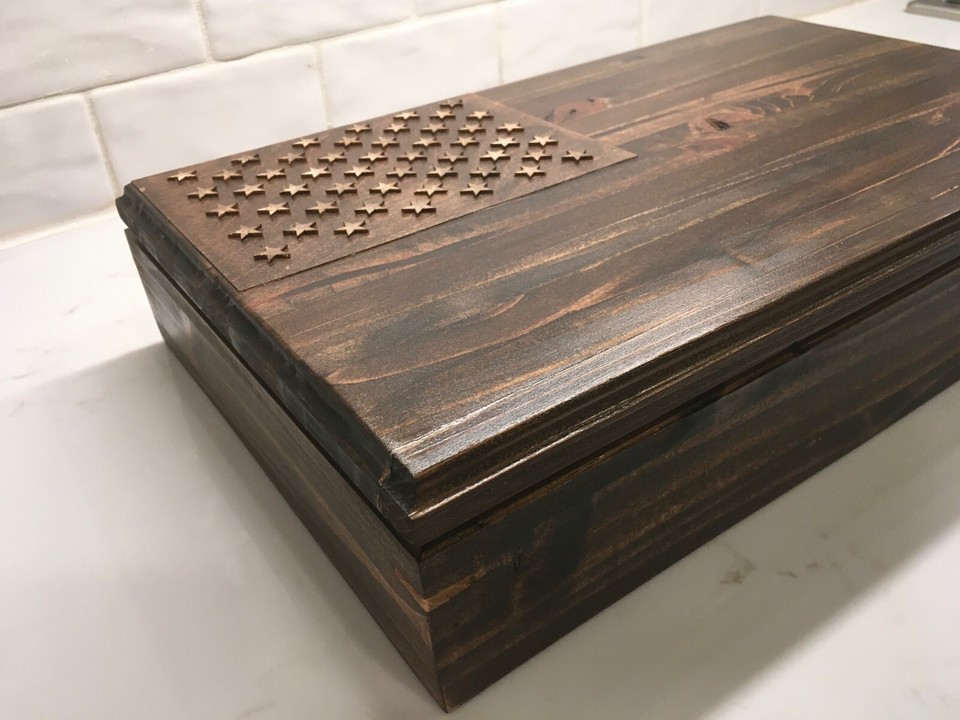 Colt Python 6" Barrel Case with American Flag Insert | eBay