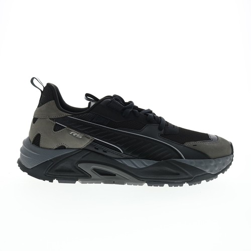 Puma RS-Trck Slate 39157701 Mens Black Mesh Lifestyle Sneakers Shoes | eBay