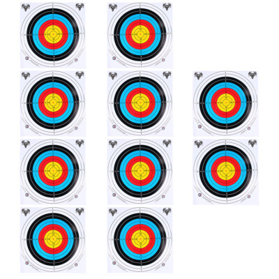 10X 60*60cm Archery Target Paper Face for Arrow Bow Shooting Hunting ...