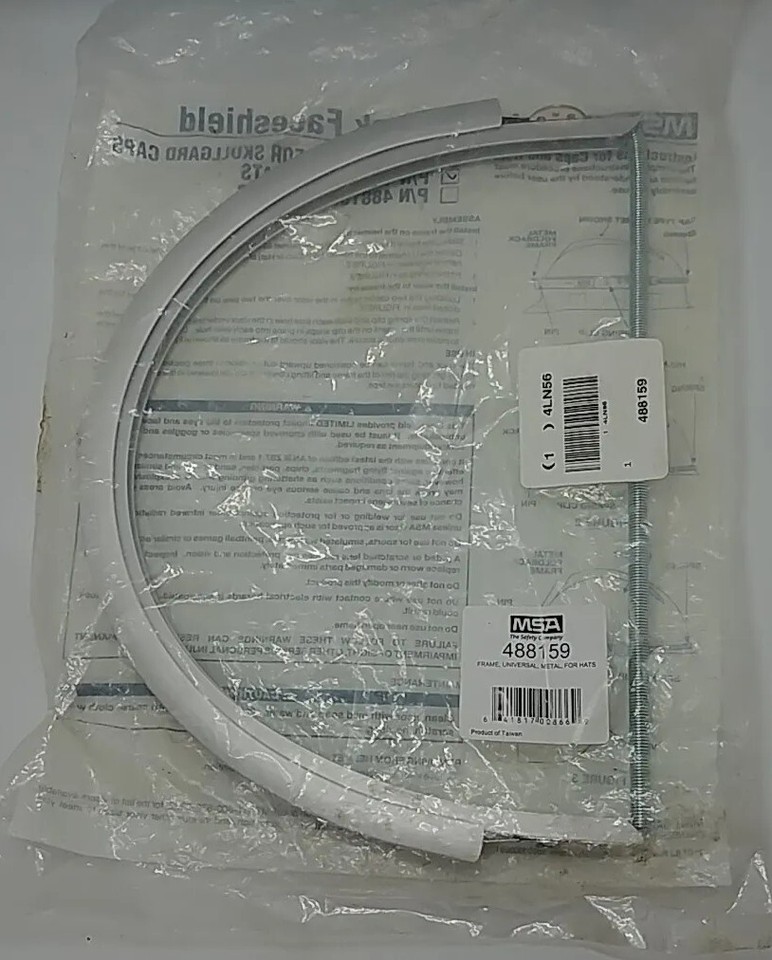 NEW MSA #488159 Metal Foldback Faceshield For Hard Hat (Z) | eBay