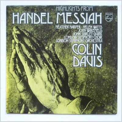 Handel: Highlights From Messiah : Colin Davis | eBay