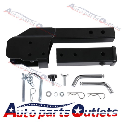 Shank Mount Cargo 2'' Folding Trailer Hitch Wheelchair Carrier Adapter ...