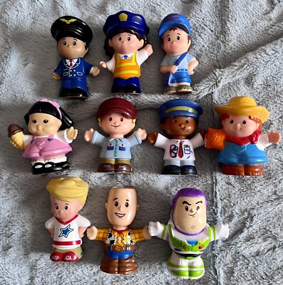 Lot of 10 Fisher Price Little People Figures Disney Toy Story Police ...