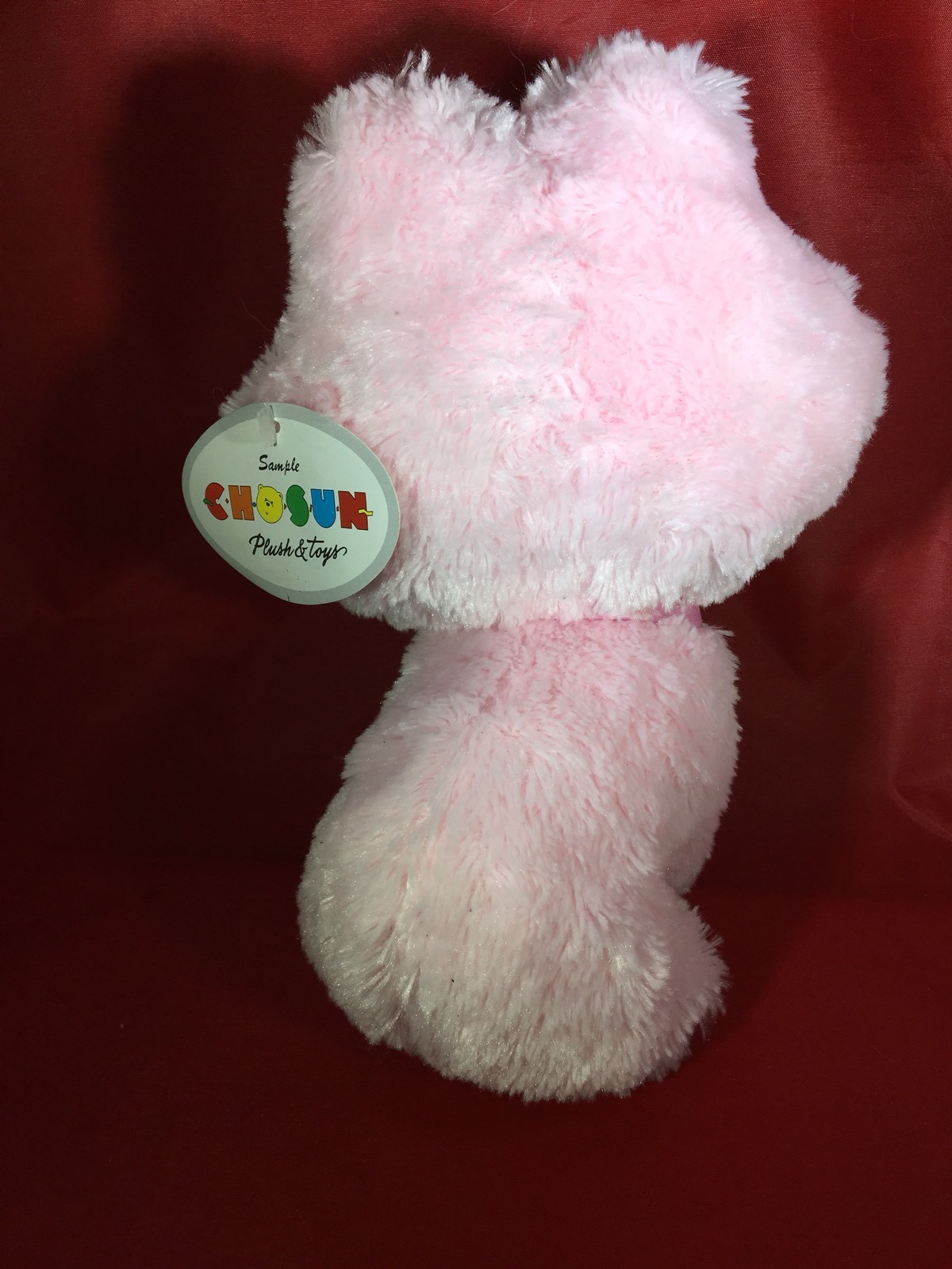 Vintage Chosun Plush & Toys Sample Pink Frog Floral Bow Made In Seoul ...