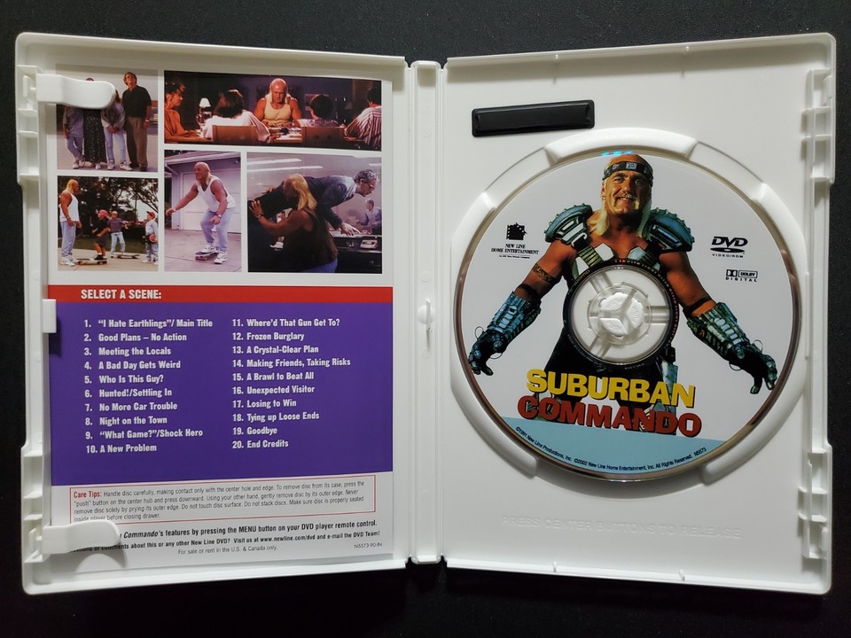 Suburban Commando DVD w/ Insert Hulk Hogan, Christopher Lloyd 1991 ...