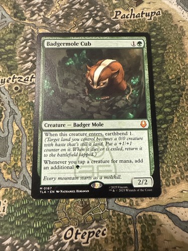 MTG Avatar the Last Airbender - Badgermole Cub #0167 - Mythic Rare non ...