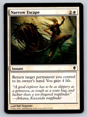 #55 Narrow Escape Magic the Gathering - | eBay