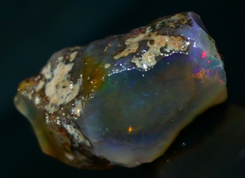 Opale rouge brute 41,70 carats opale naturelle éthiopienne opale brute ...