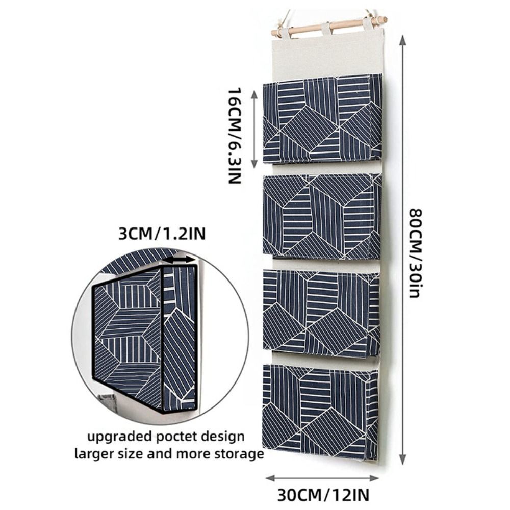 Wall Mounted Hanging Bag Waterproof Sundries Storage Pouches Storage ...