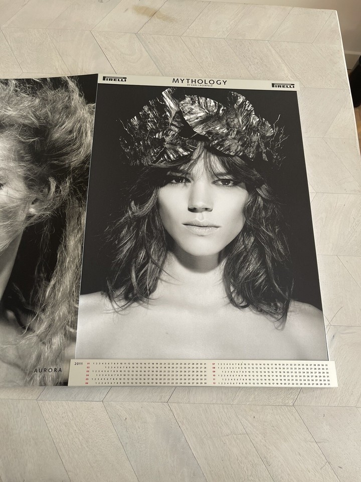 Pirelli calendar 2011 Karl Lagerfeld. Vintage Collectible. Very Good ...