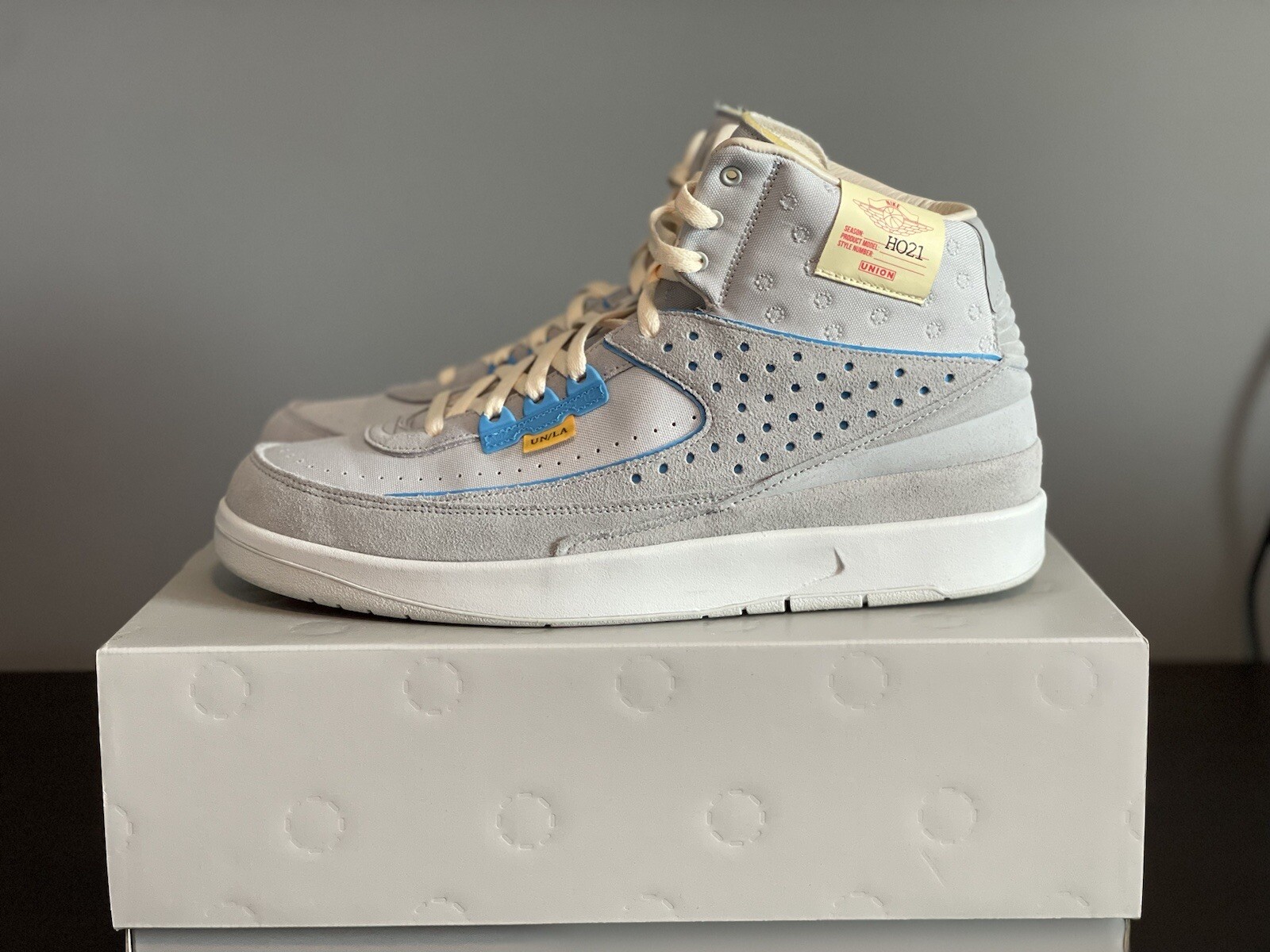 Nike Air Jordan 2 x Union Gray Fog 2022 - Size 13 - Gem