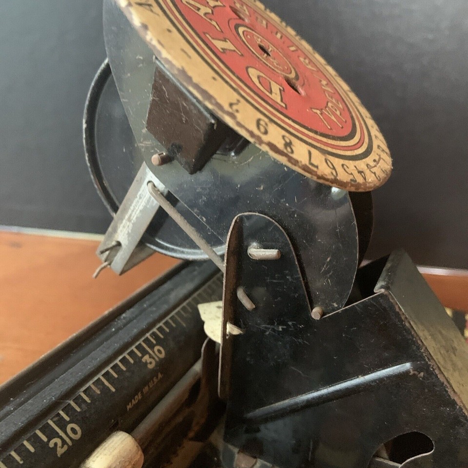 Vintage Marx De-Luxe Dial Tin Toy Typewriter 1930s Made in USA | eBay