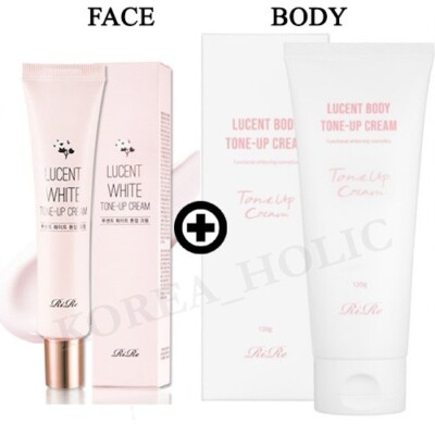RIRE Lucent Face Tone Up Cream 40ml + Body Tone Up Cream 120g Whitening ...